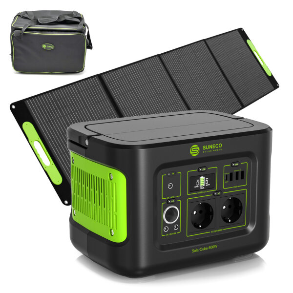 Solar Inselanlage Komplettset mit Speicher 230V und Solarpanel